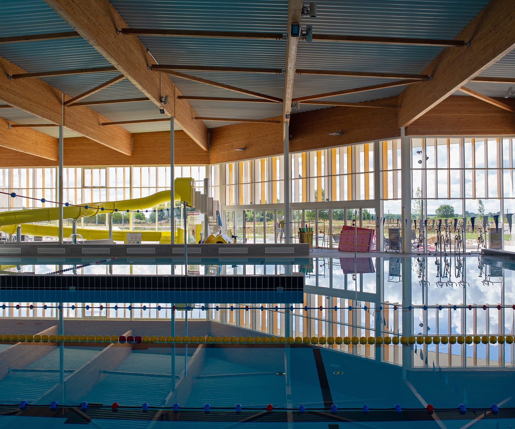 Centre aquatique d’Azay-le-Brûlé | AP-MA architecture